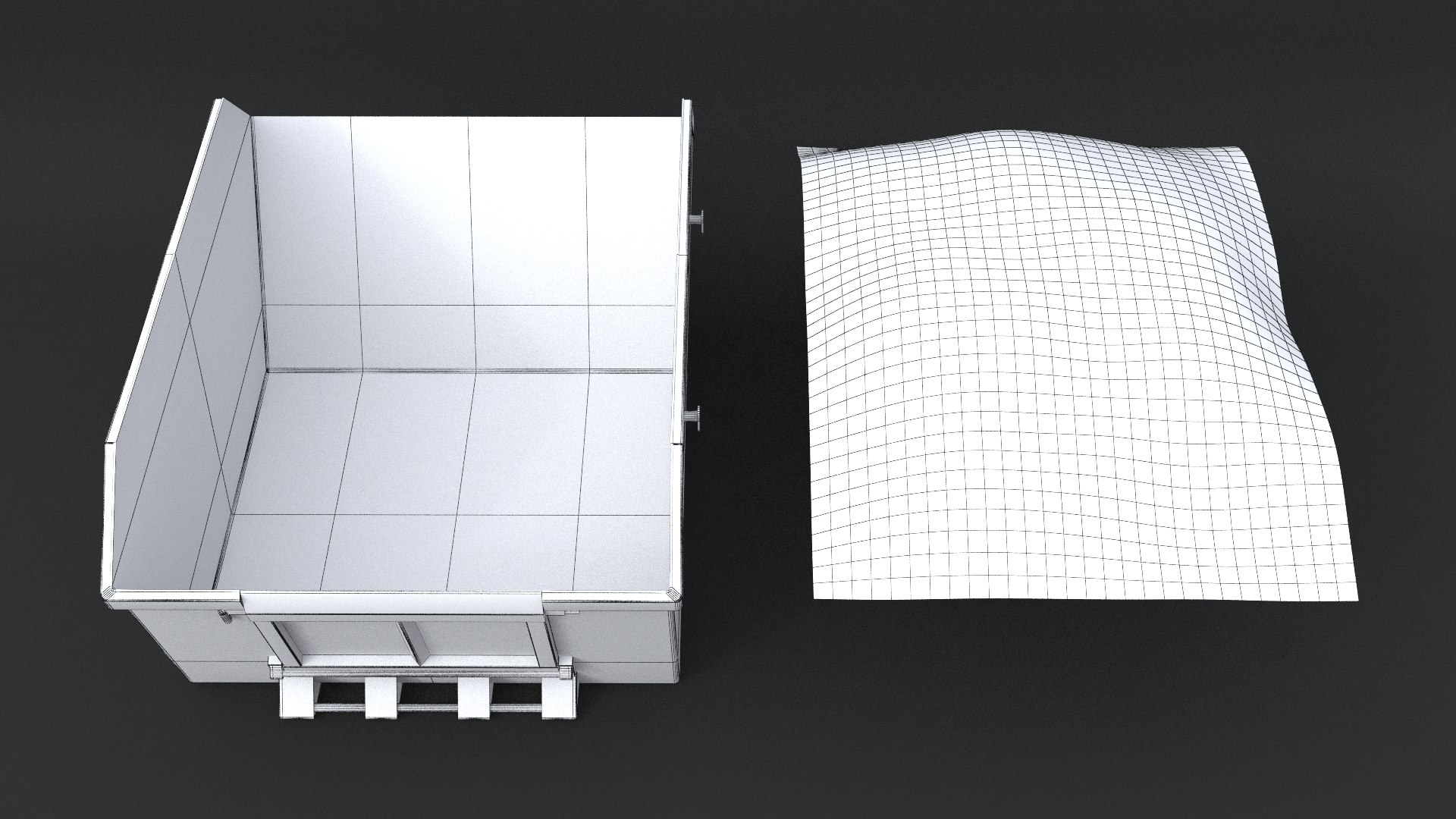 3D Skip Dumpster With Rubble HD - TurboSquid 2114595