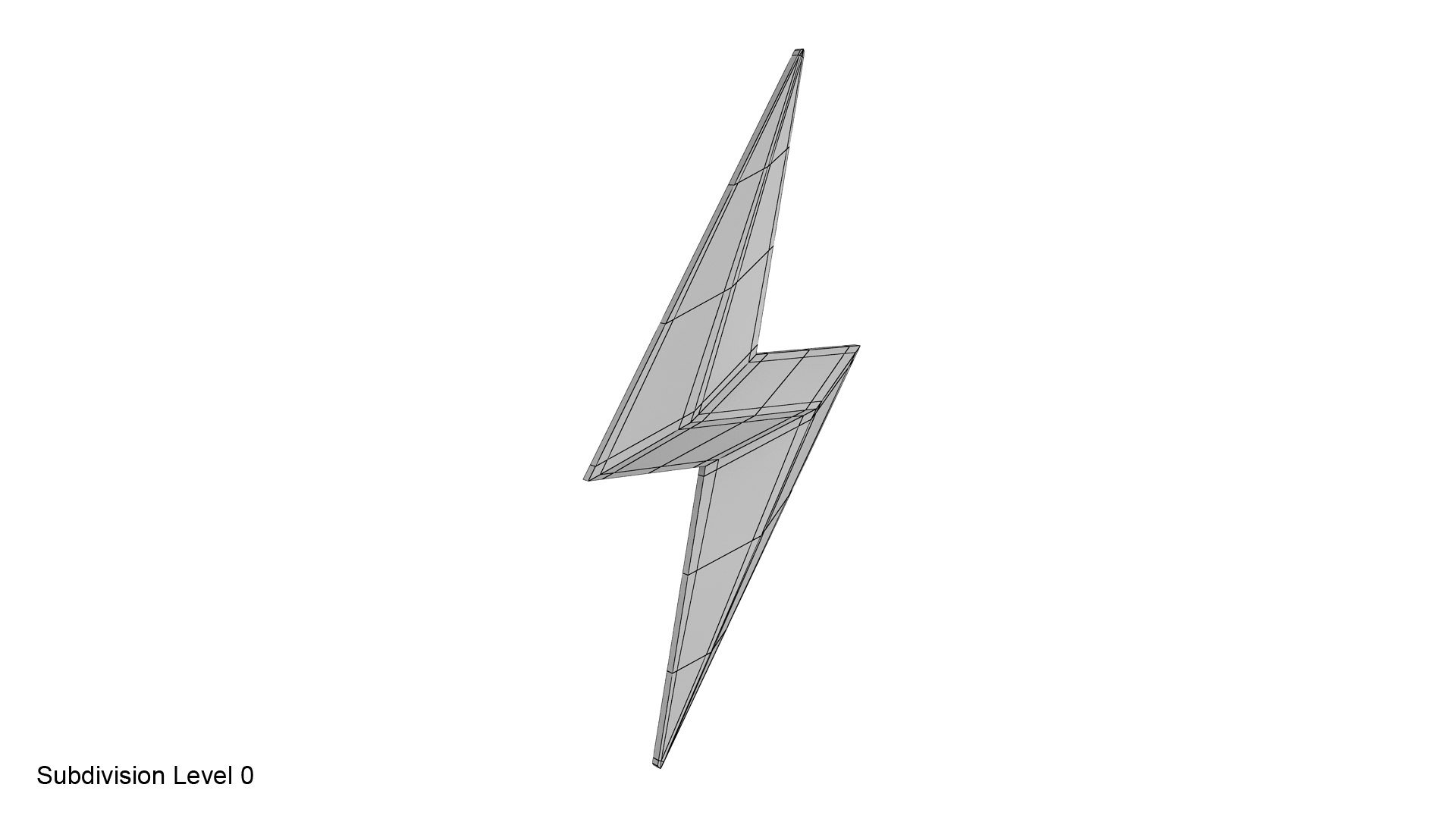 Lightning Symbol 3D Model - TurboSquid 1606233
