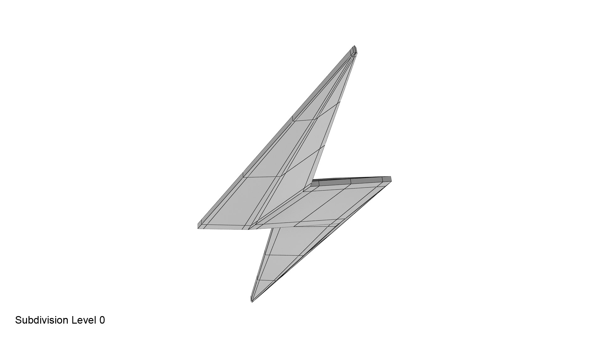 Lightning Symbol 3D Model - TurboSquid 1606233