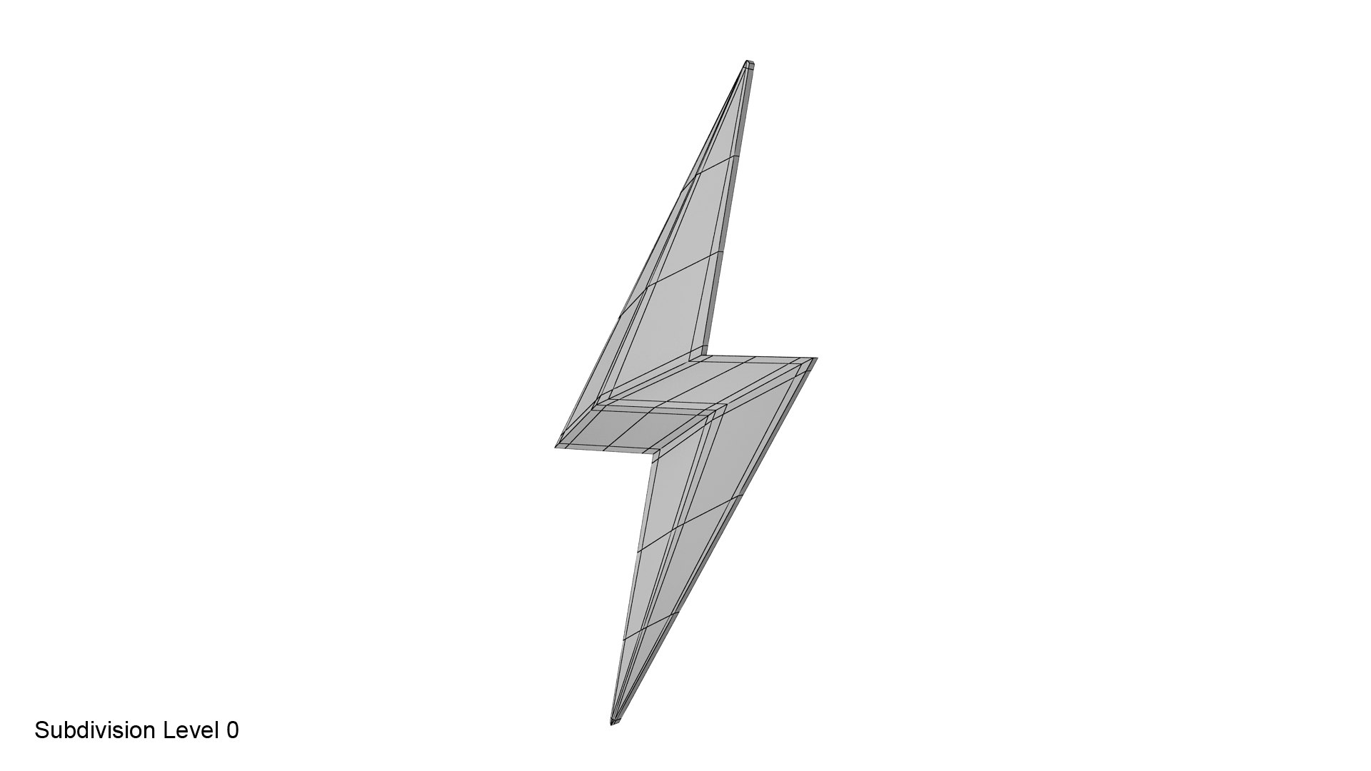 Lightning Symbol 3D Model - TurboSquid 1606233
