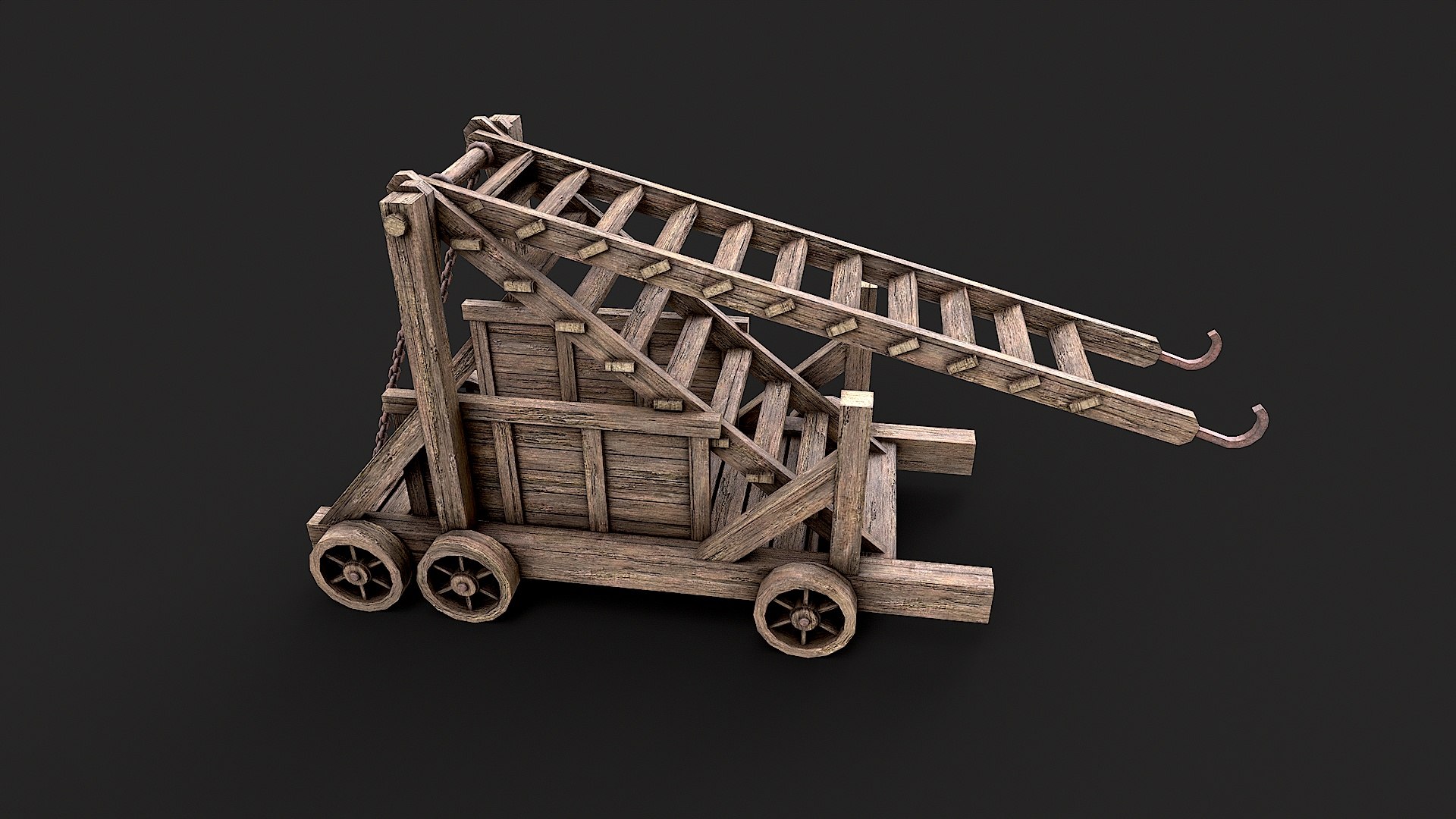 3D Medieval Siege Ladder - TurboSquid 2359727