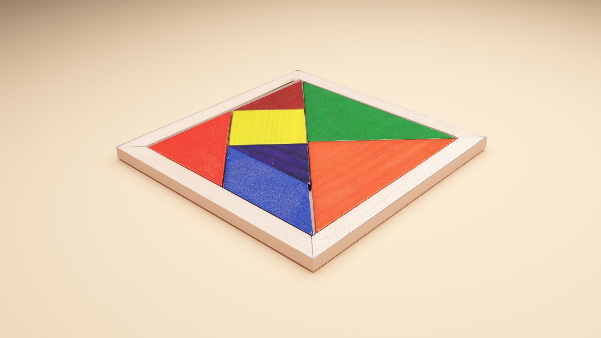 3D Model Tangram Puzzles - TurboSquid 1759879