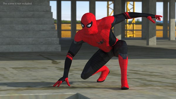 Spider Man Rigged for Cinema 4D 3D - TurboSquid 1859860