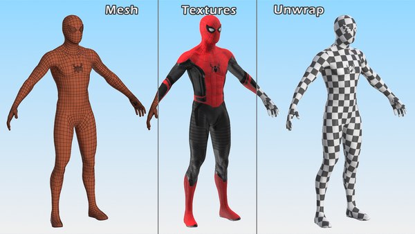 Spider Man Rigged for Cinema 4D 3D - TurboSquid 1859860