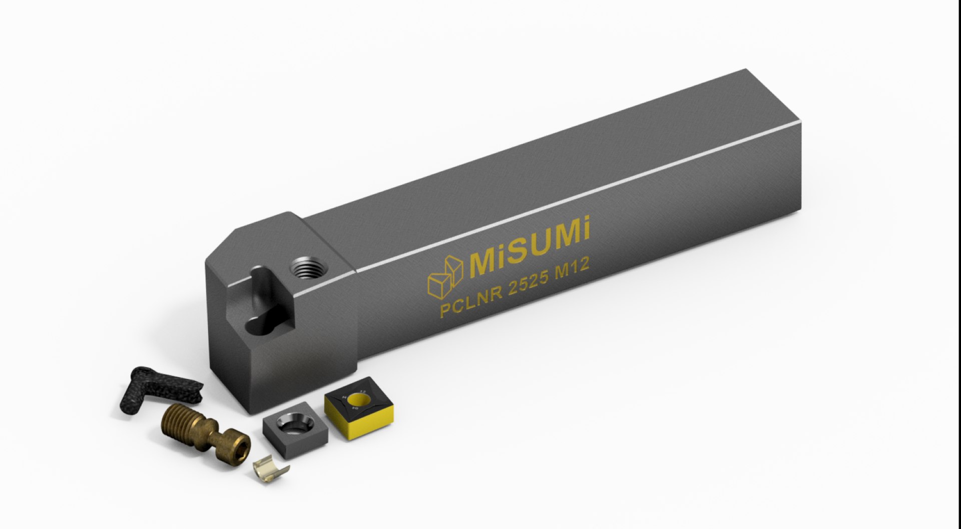 modelo 3d Soporte PCLNR giratorio con logotipo de MISUMI - TurboSquid 2227819