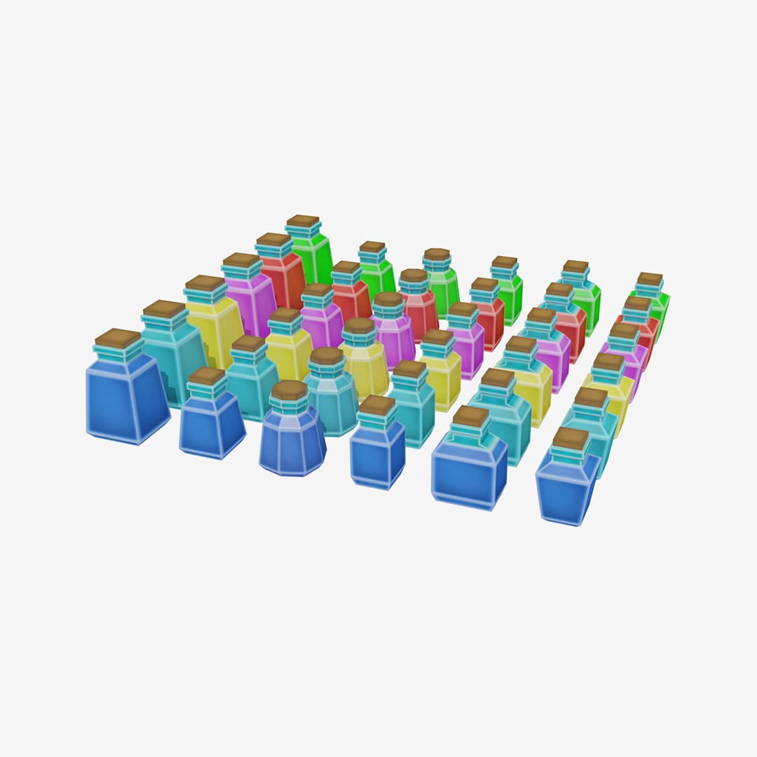 3D Model Potion Asset - TurboSquid 2033572