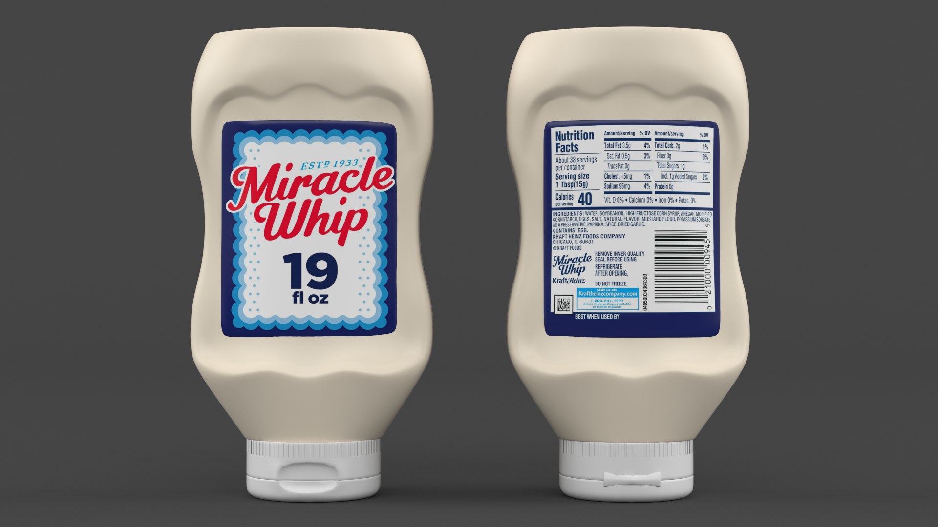 Miracle Whip Model - TurboSquid 1978529