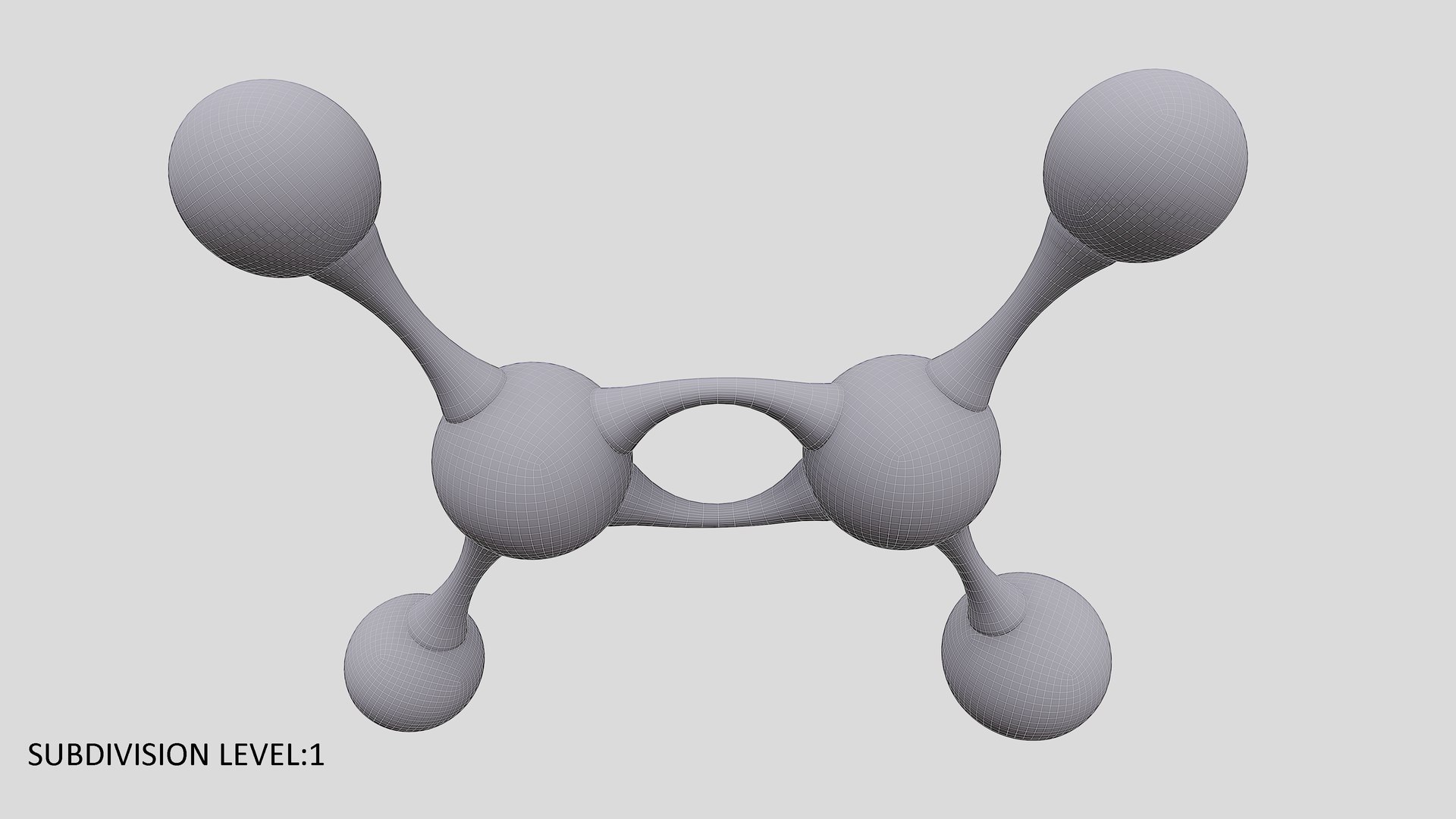 3D Model Ethylene Molecule With PBR 4K 8K - TurboSquid 1943760
