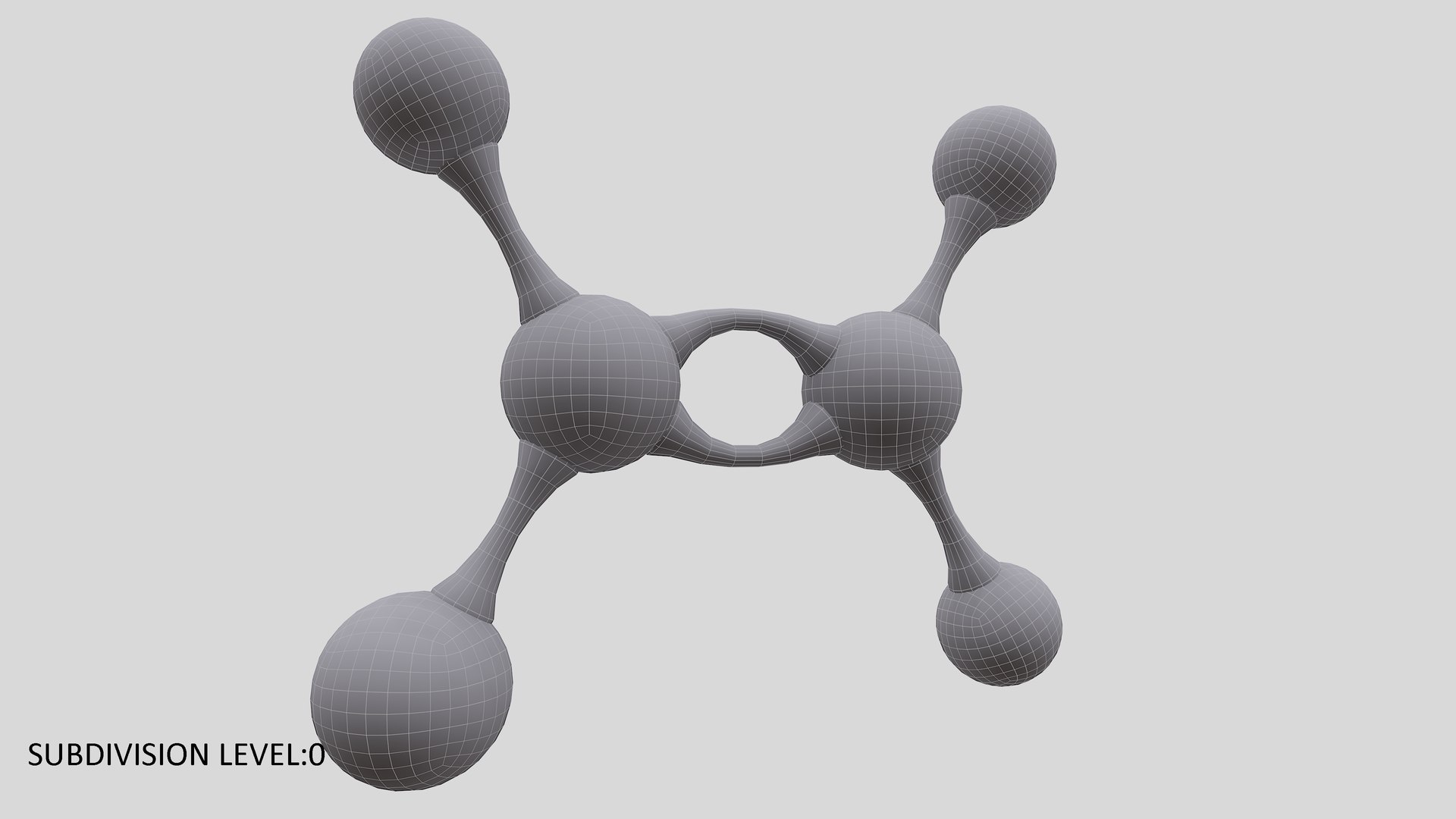 3D Model Ethylene Molecule With PBR 4K 8K - TurboSquid 1943760