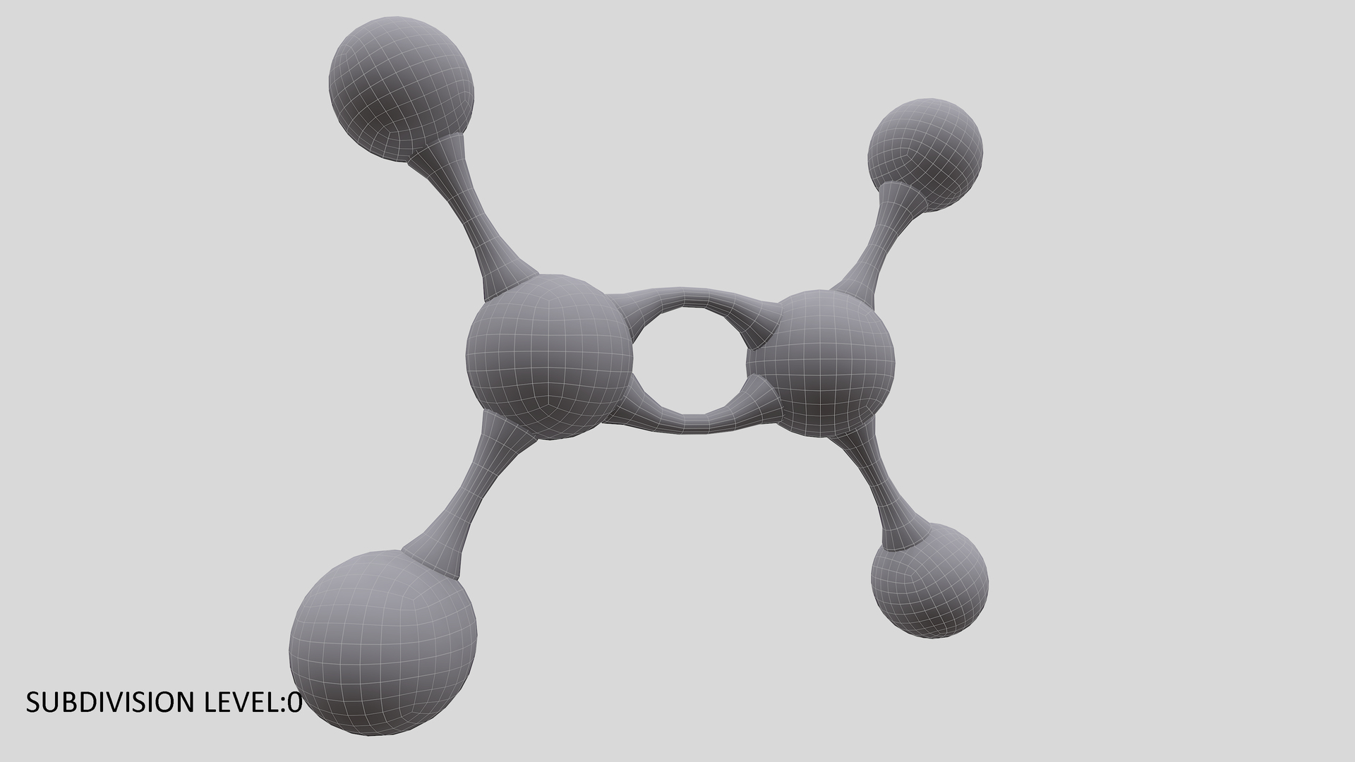 3D model Ethylene Molecule With PBR 4K 8K - TurboSquid 1943760