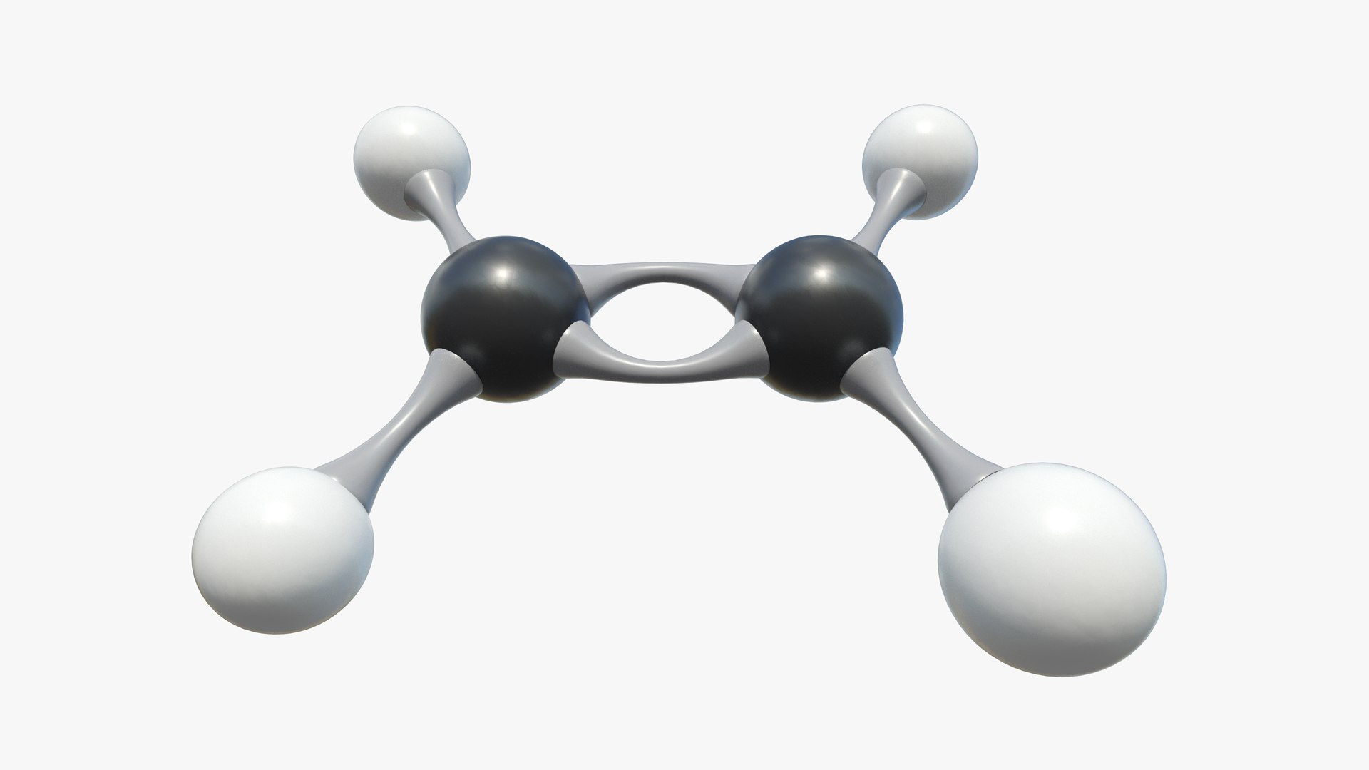 3D Model Ethylene Molecule With PBR 4K 8K - TurboSquid 1943760