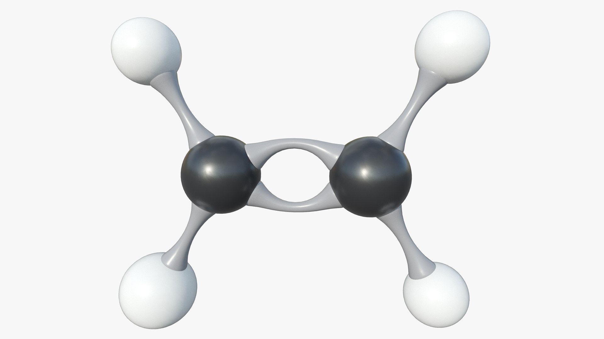 3D Model Ethylene Molecule With PBR 4K 8K - TurboSquid 1943760