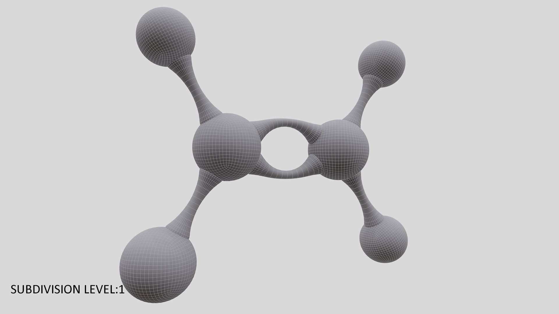 3D Model Ethylene Molecule With PBR 4K 8K - TurboSquid 1943760