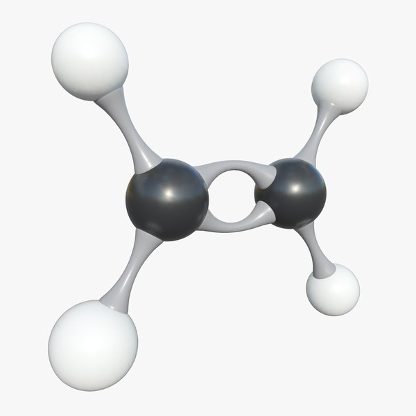 3D model Ethylene Molecule With PBR 4K 8K - TurboSquid 1943760