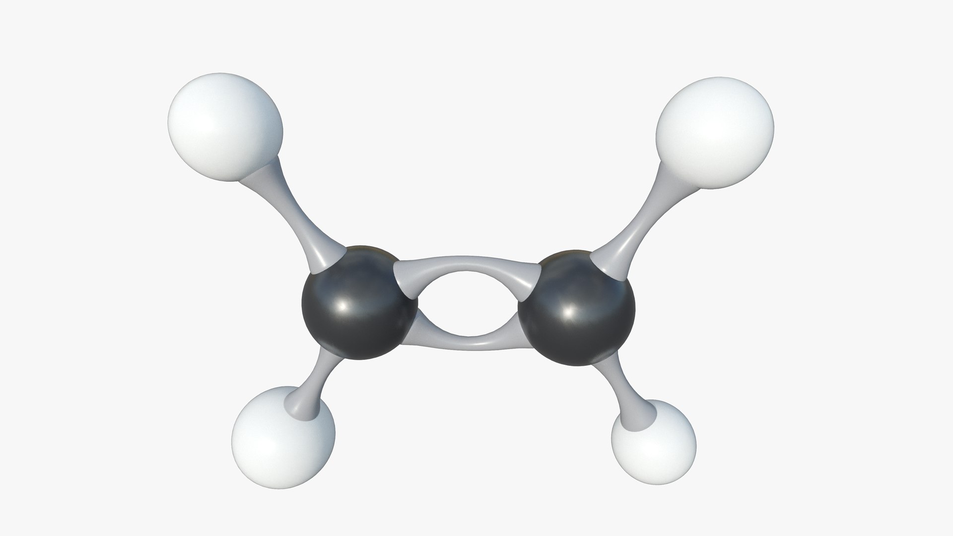 3D Model Ethylene Molecule With PBR 4K 8K - TurboSquid 1943760