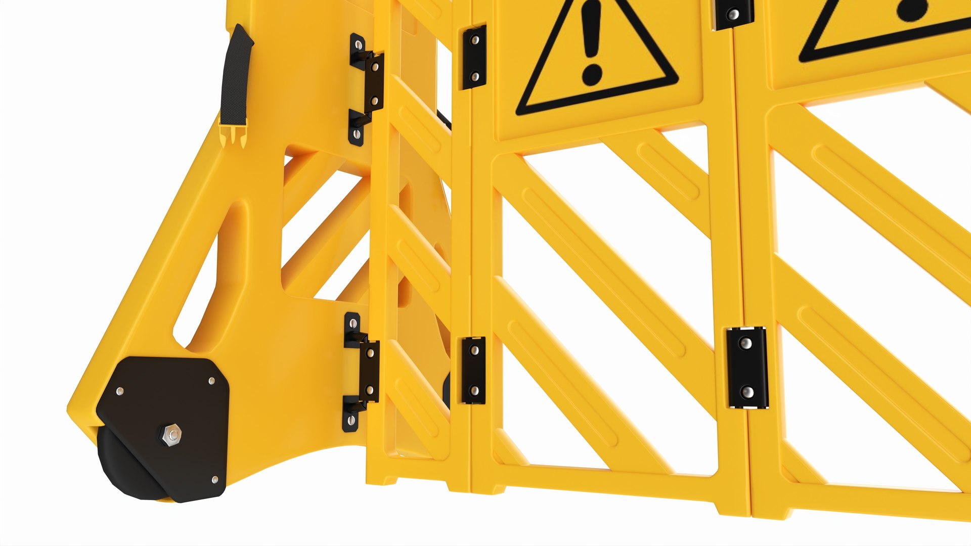 Expandable Safety Barrier Set Model - TurboSquid 2225564