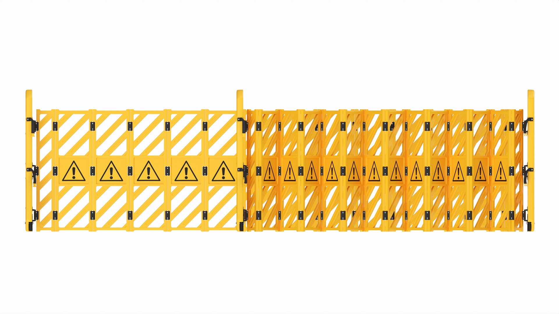 Expandable Safety Barrier Set Model - TurboSquid 2225564