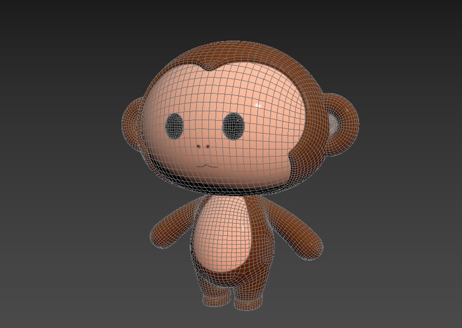 Monkey Character 3D - TurboSquid 1642165