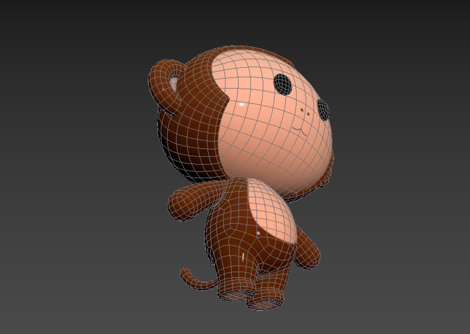 Monkey Character 3D - TurboSquid 1642165