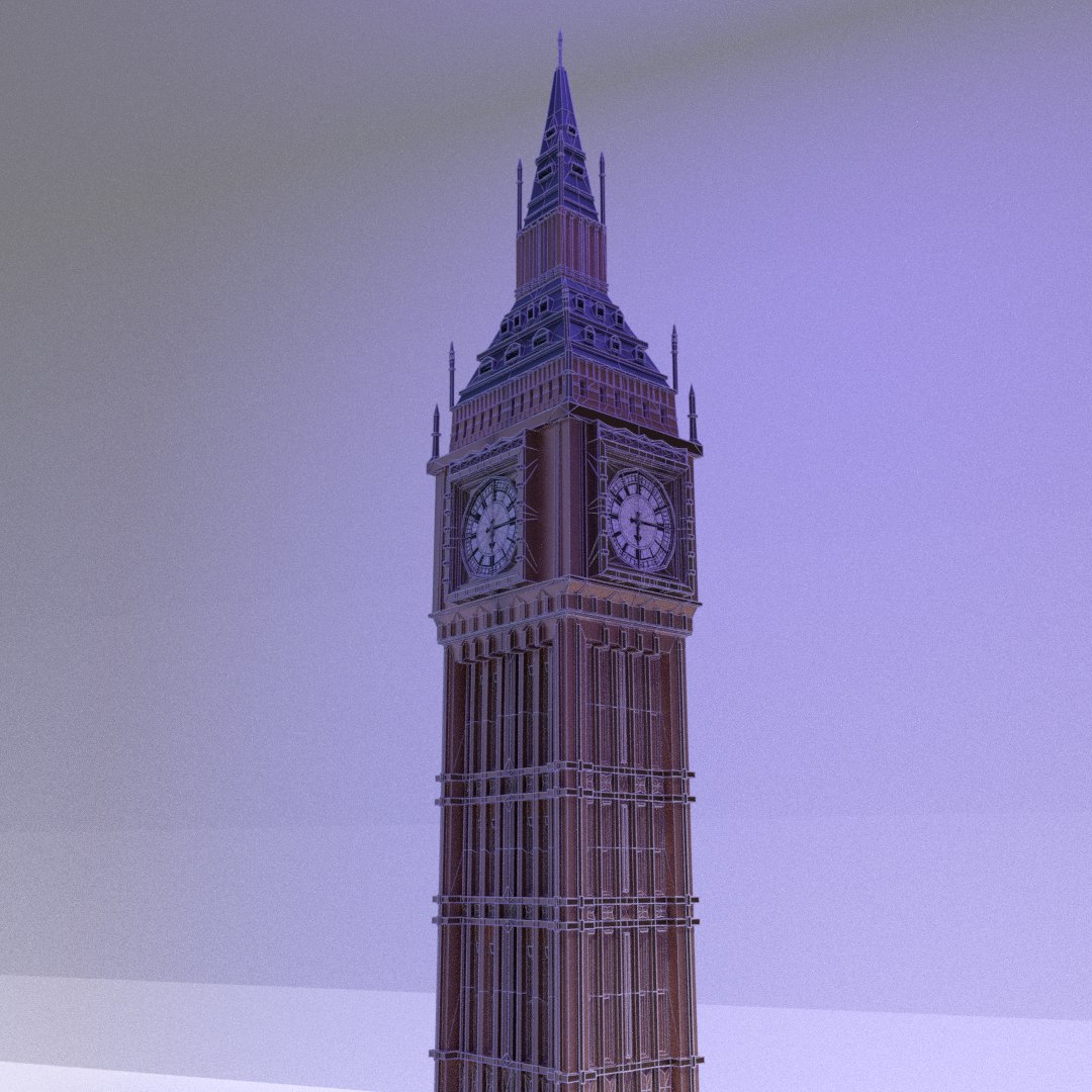 Big Ben En 3D Model - TurboSquid 1370473