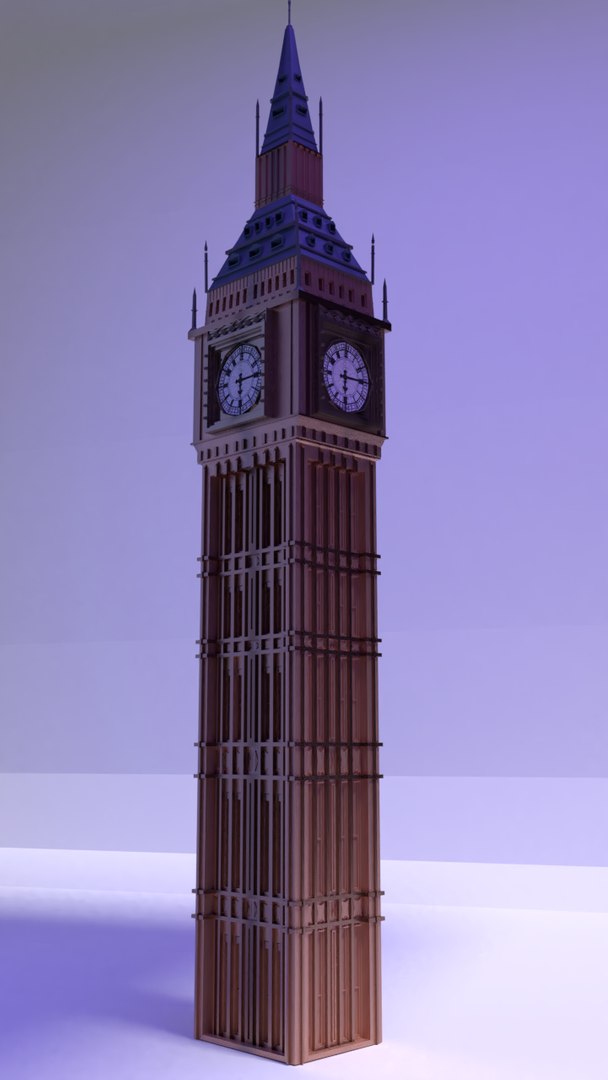 Big Ben En 3D Model - TurboSquid 1370473