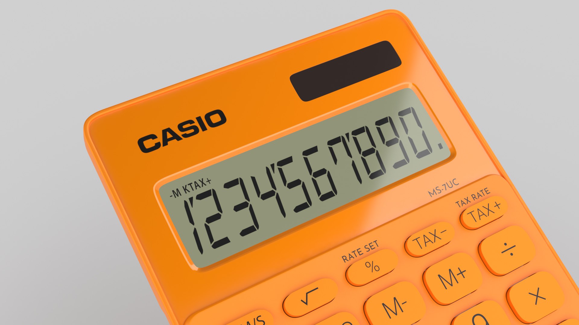 Calculator Casio MS-7UC-GN 3D Model - TurboSquid 2338118