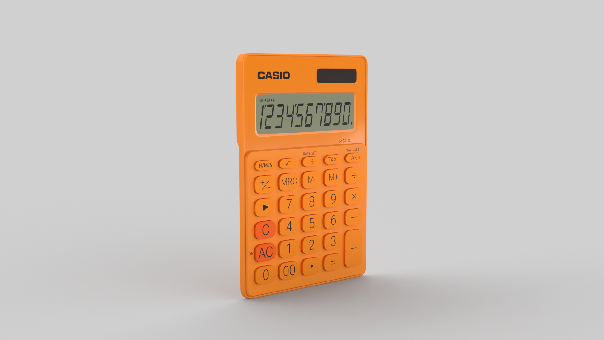 Calculator Casio MS-7UC-GN 3D Model - TurboSquid 2338118