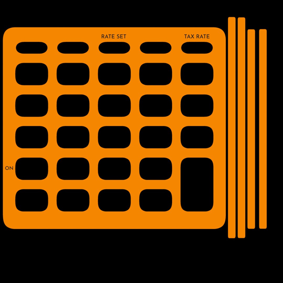 Calculator Casio MS-7UC-GN 3D Model - TurboSquid 2338118