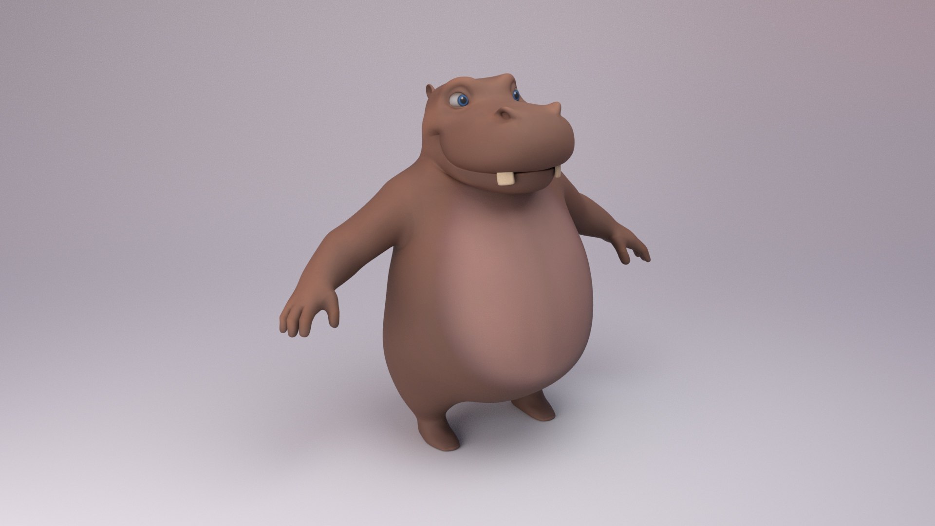 3D Hippo Dancer Rope Model - TurboSquid 1223154