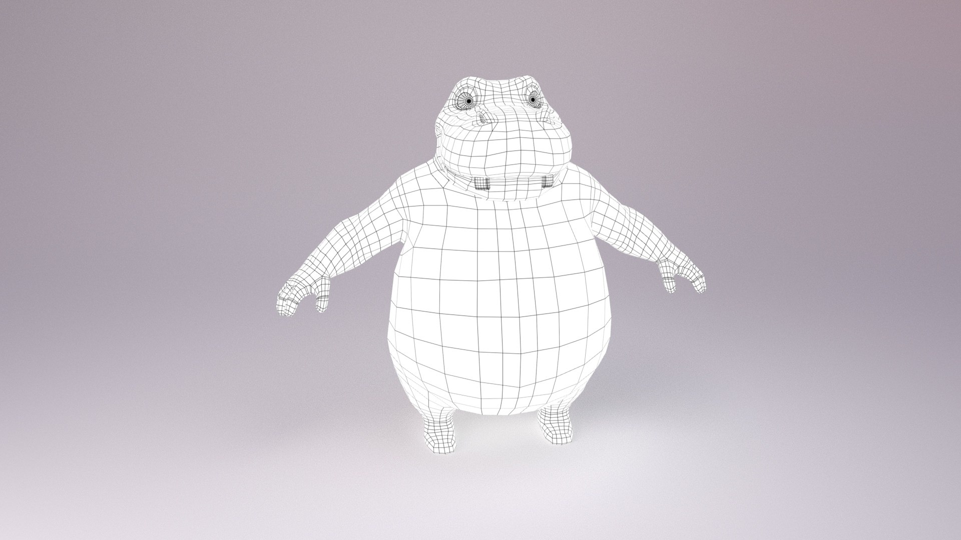 3D Hippo Dancer Rope Model - TurboSquid 1223154
