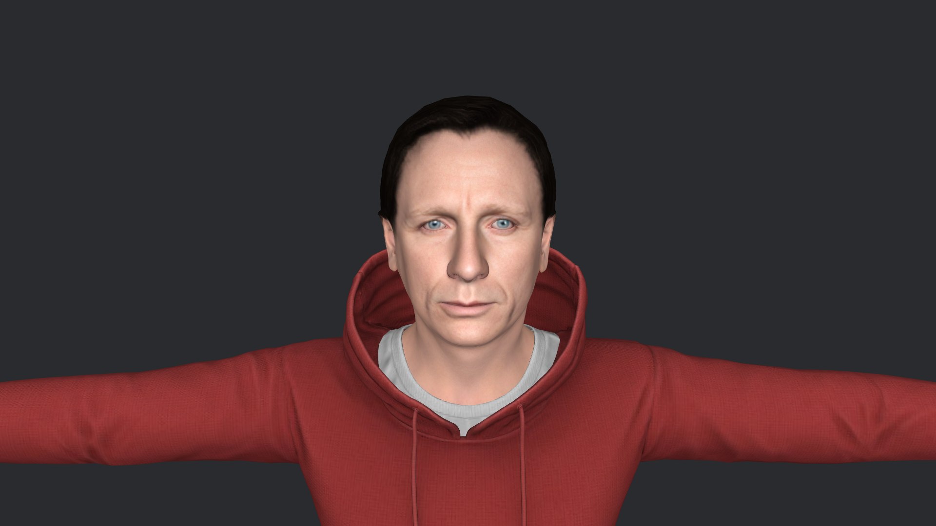 Daniel Craig-James Bond Hyper Realistic Full Body Fully Rigged 3D ...