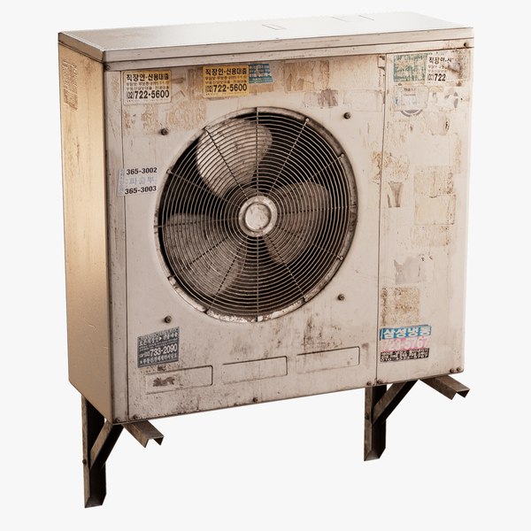 3D Air Conditioning Unit - Old model - TurboSquid 2021357