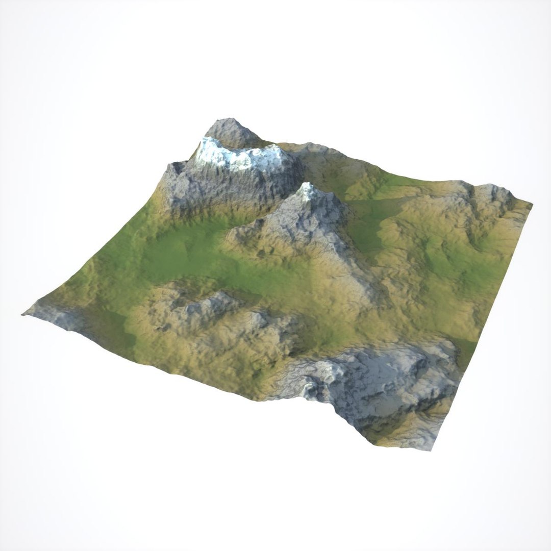 Mountain Terrain 3d Model