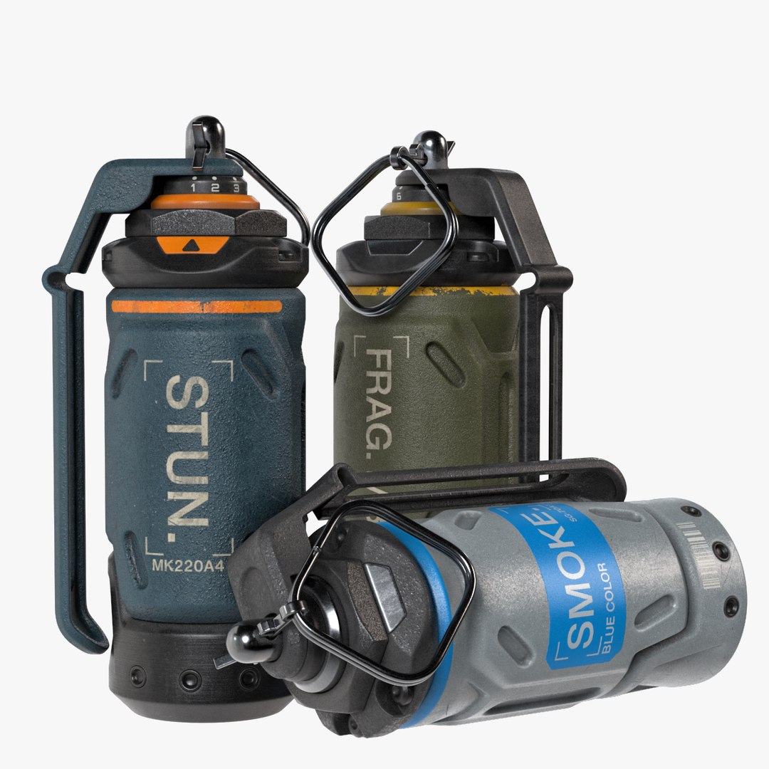 3D Sci Fi Grenade Concept - TurboSquid 2061359