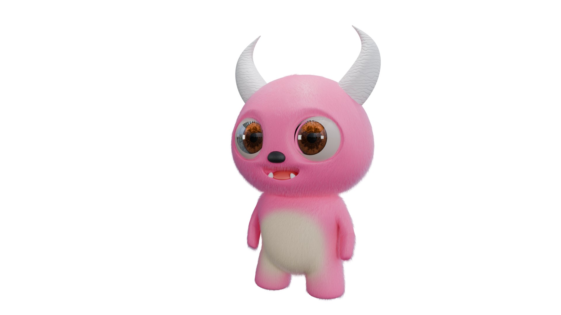 Cute Monster 3D Model - TurboSquid 2207573