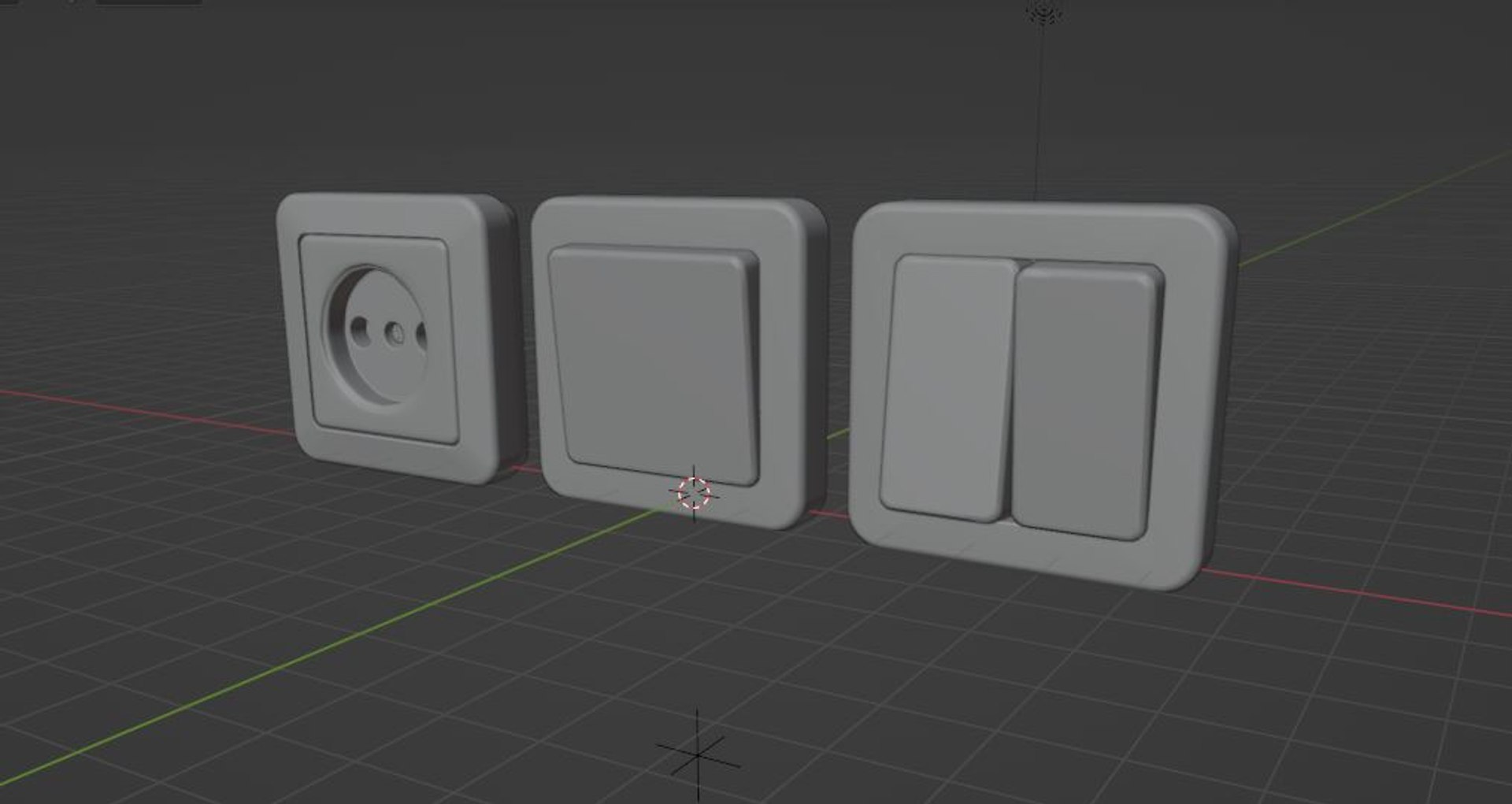 Realistic Light Switch 3D Model 3D Model - TurboSquid 2332401