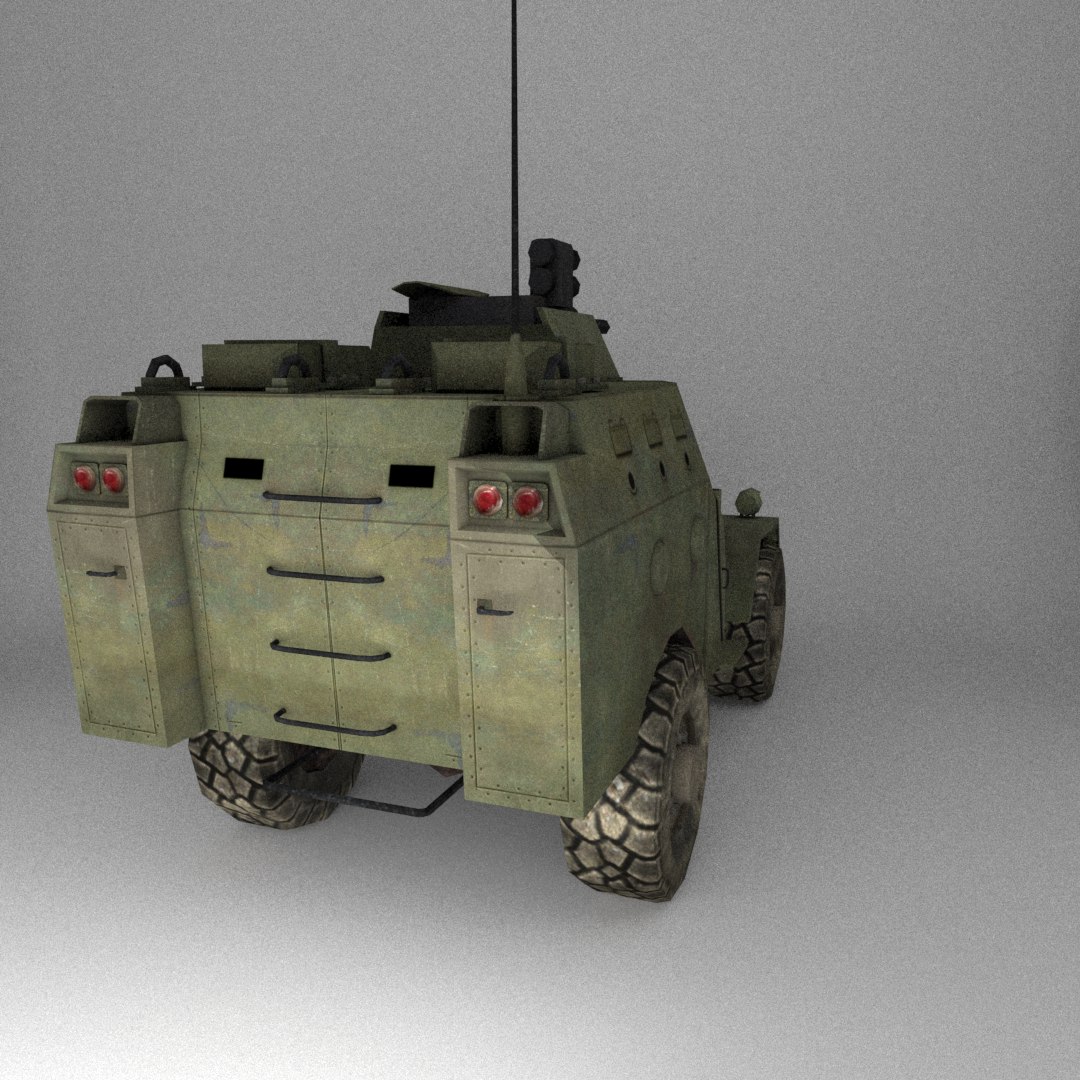 3d Armoured Apc Model
