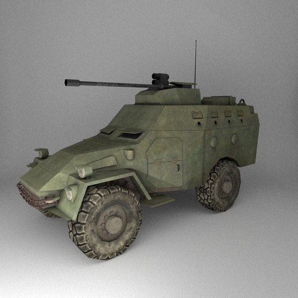 3d armoured apc model