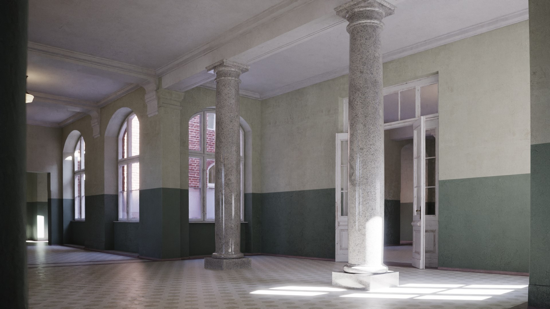 Full Victorian Hospital Interior Model - TurboSquid 1951772