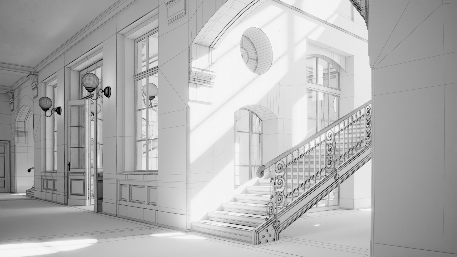 Full Victorian Hospital Interior Model - TurboSquid 1951772