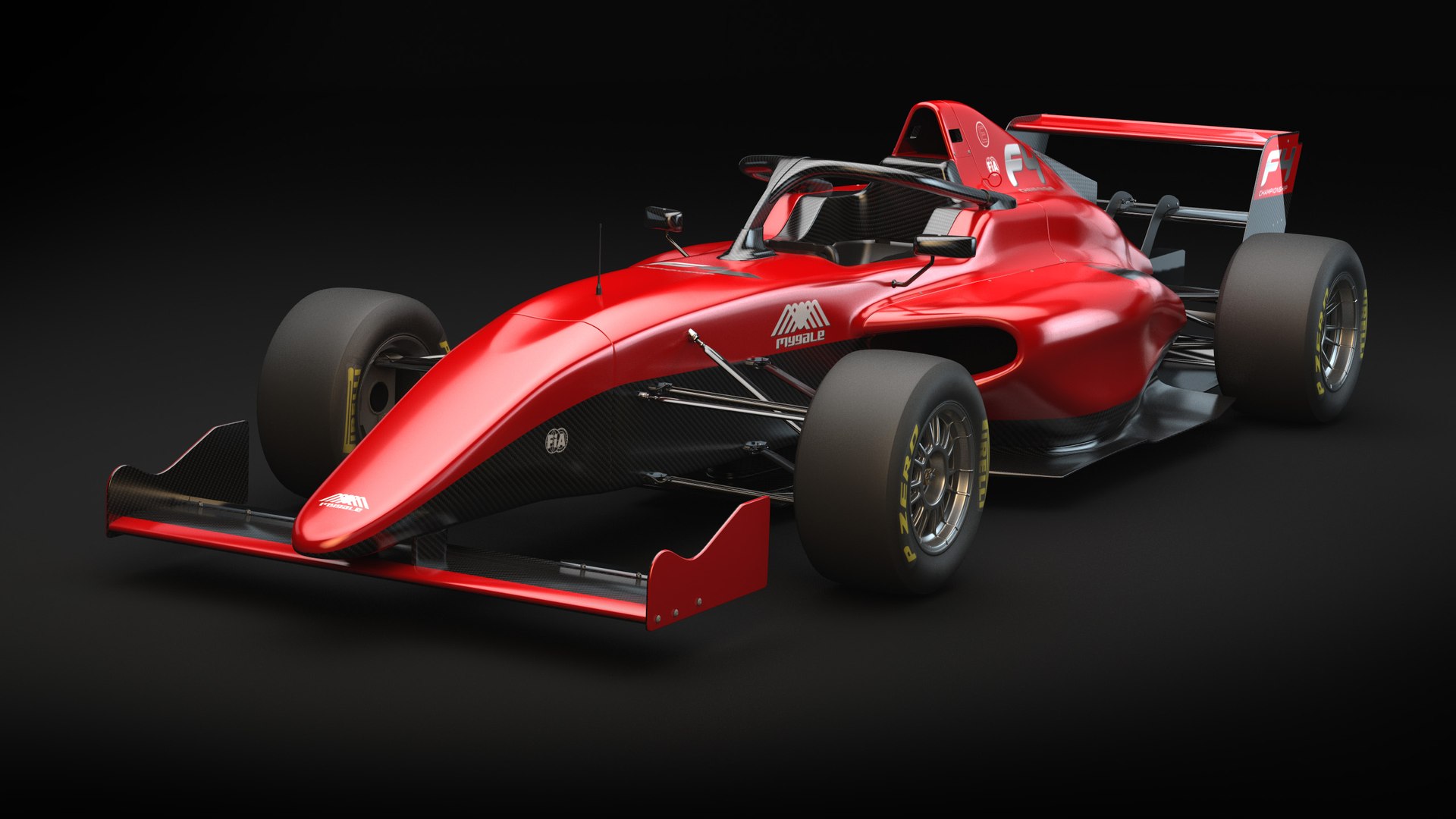 3D F4 Mygale 2024 Template - TurboSquid 2283881