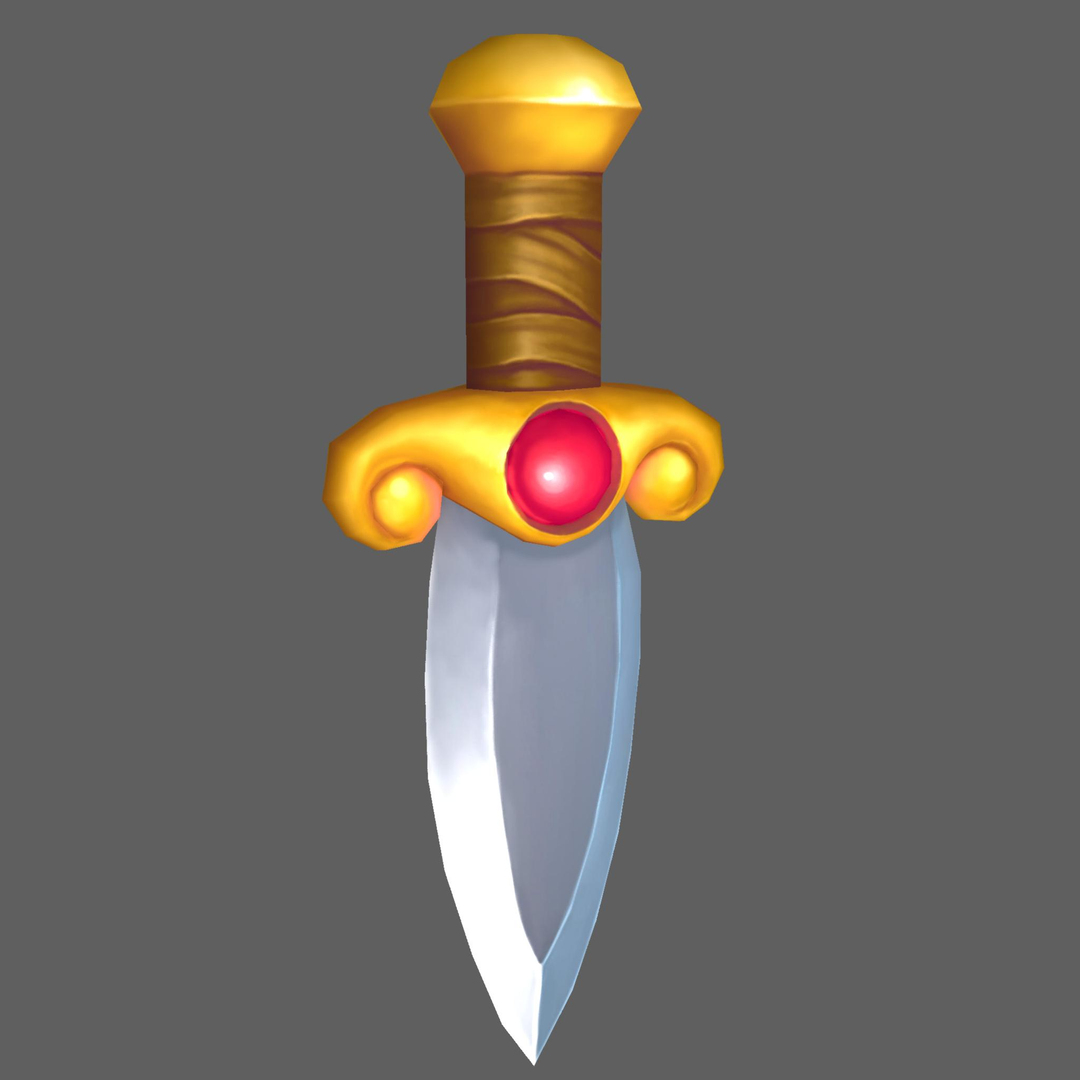 Cartoon Sword 3d Model