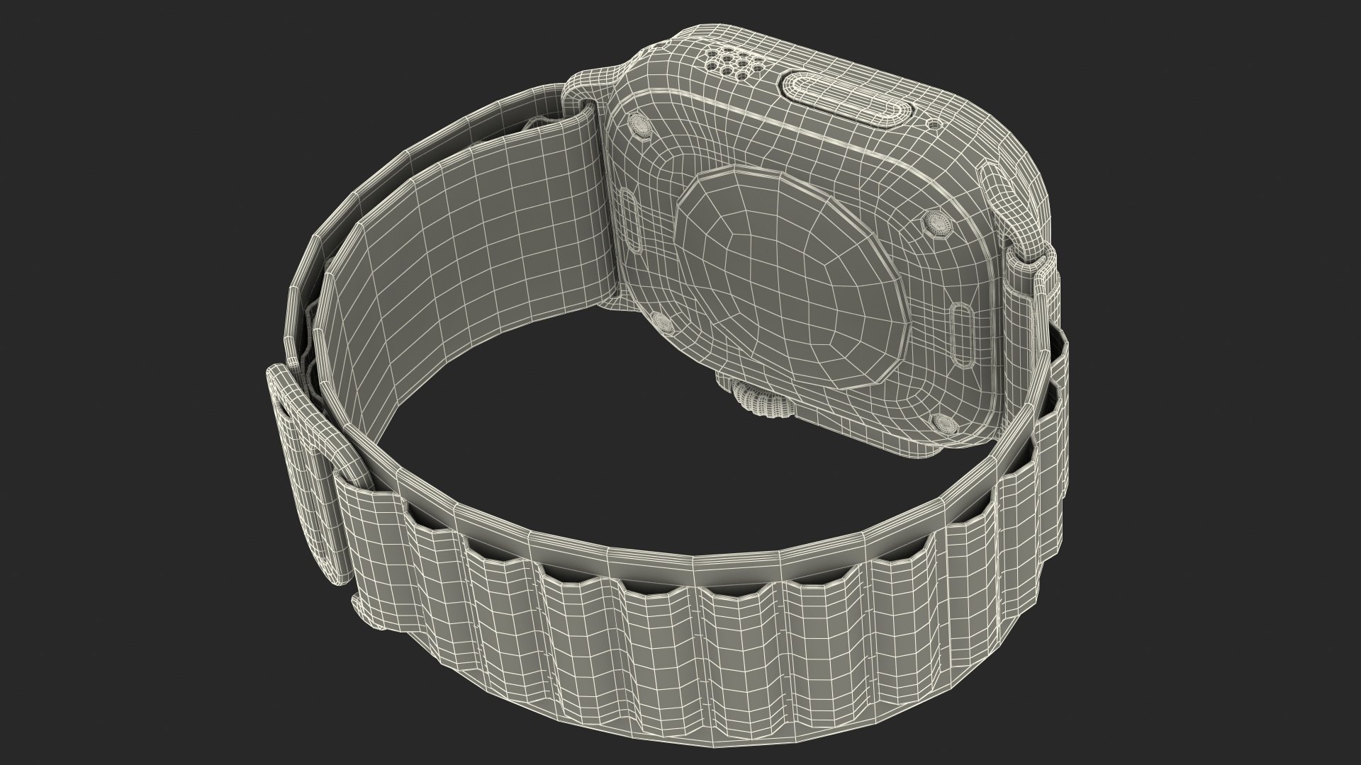 Apple Watch Ultra Alpine Loop Starlight 3D model - TurboSquid 1984134