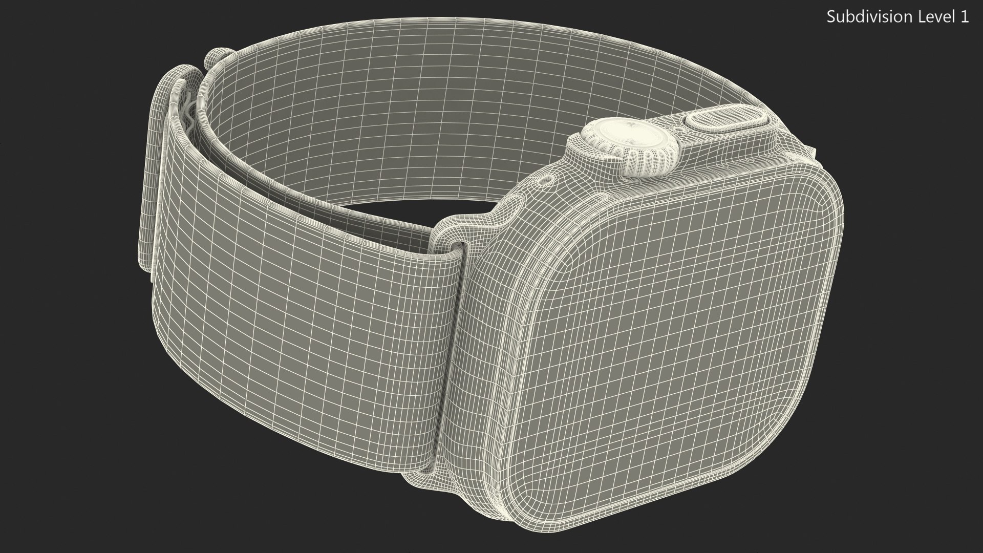 Apple Watch Ultra Alpine Loop Starlight 3D model - TurboSquid 1984134