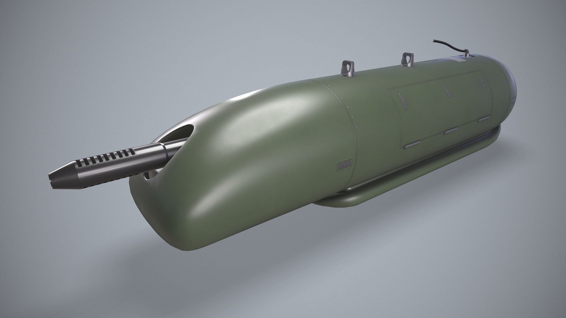 FN Herstal HMP400LC Machine Gun Pod 3D Model - TurboSquid 2210833