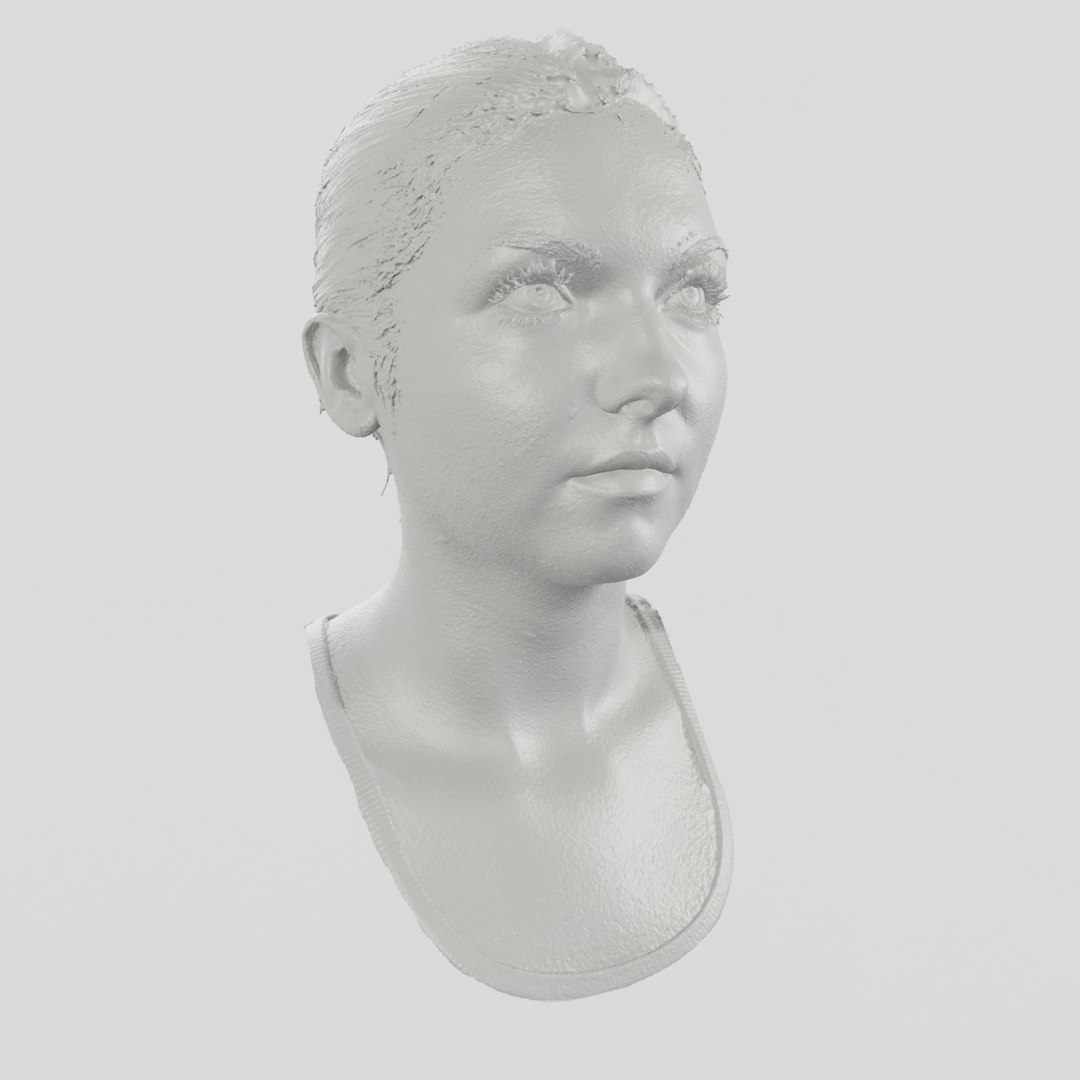 Female Face Scan 3D - TurboSquid 2104675