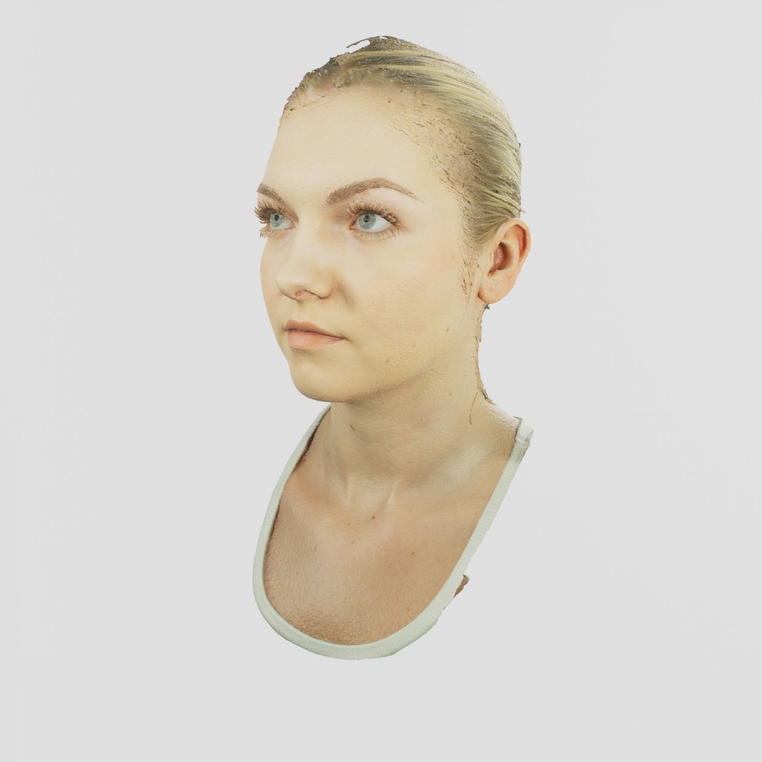 Female Face Scan 3D - TurboSquid 2104675