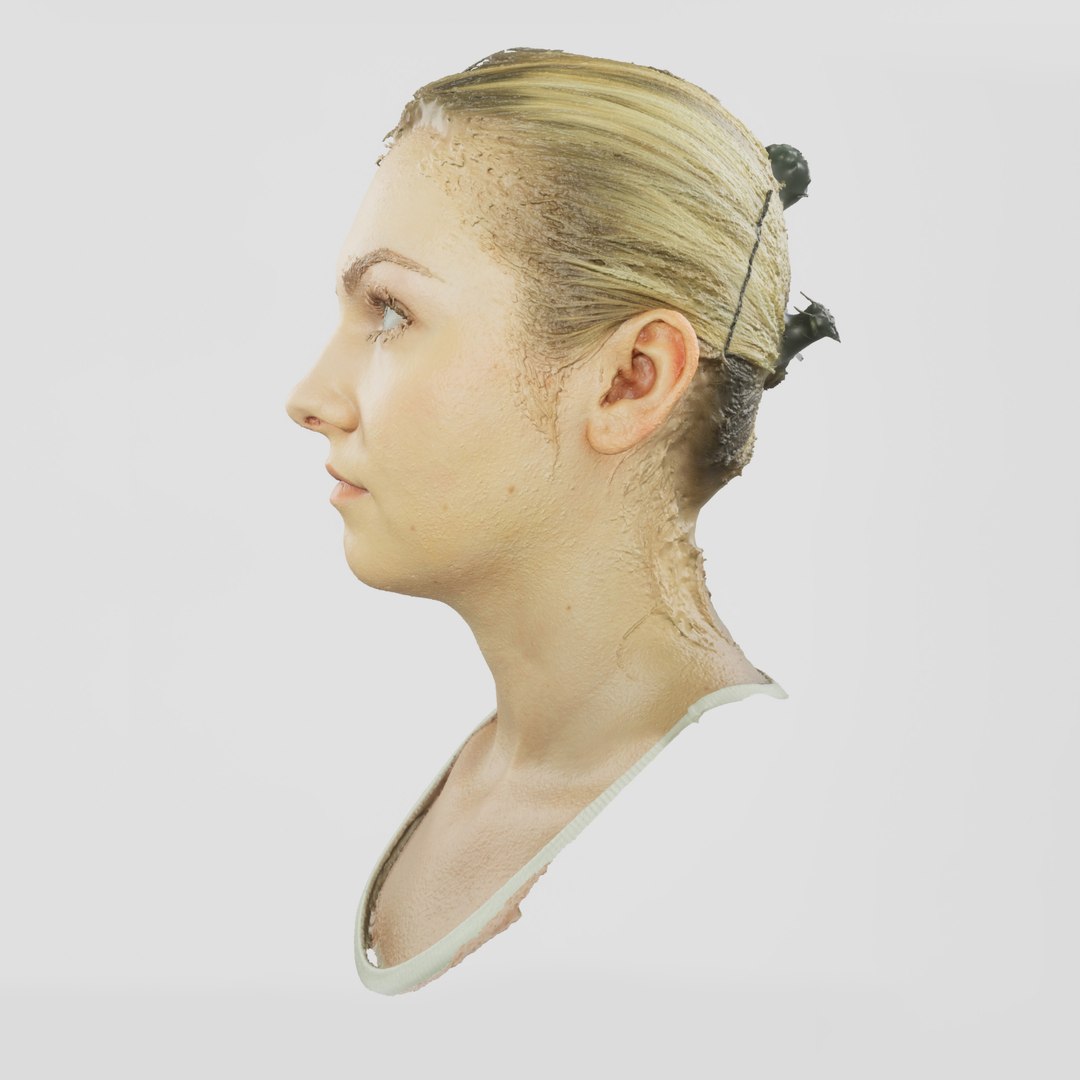 Female Face Scan 3D - TurboSquid 2104675