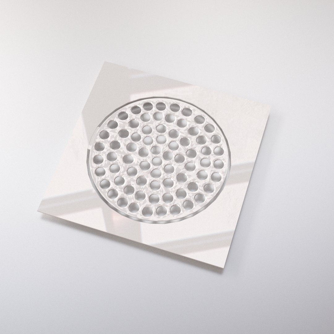 Bathroom Drain Cover 3D Model - TurboSquid 1671713