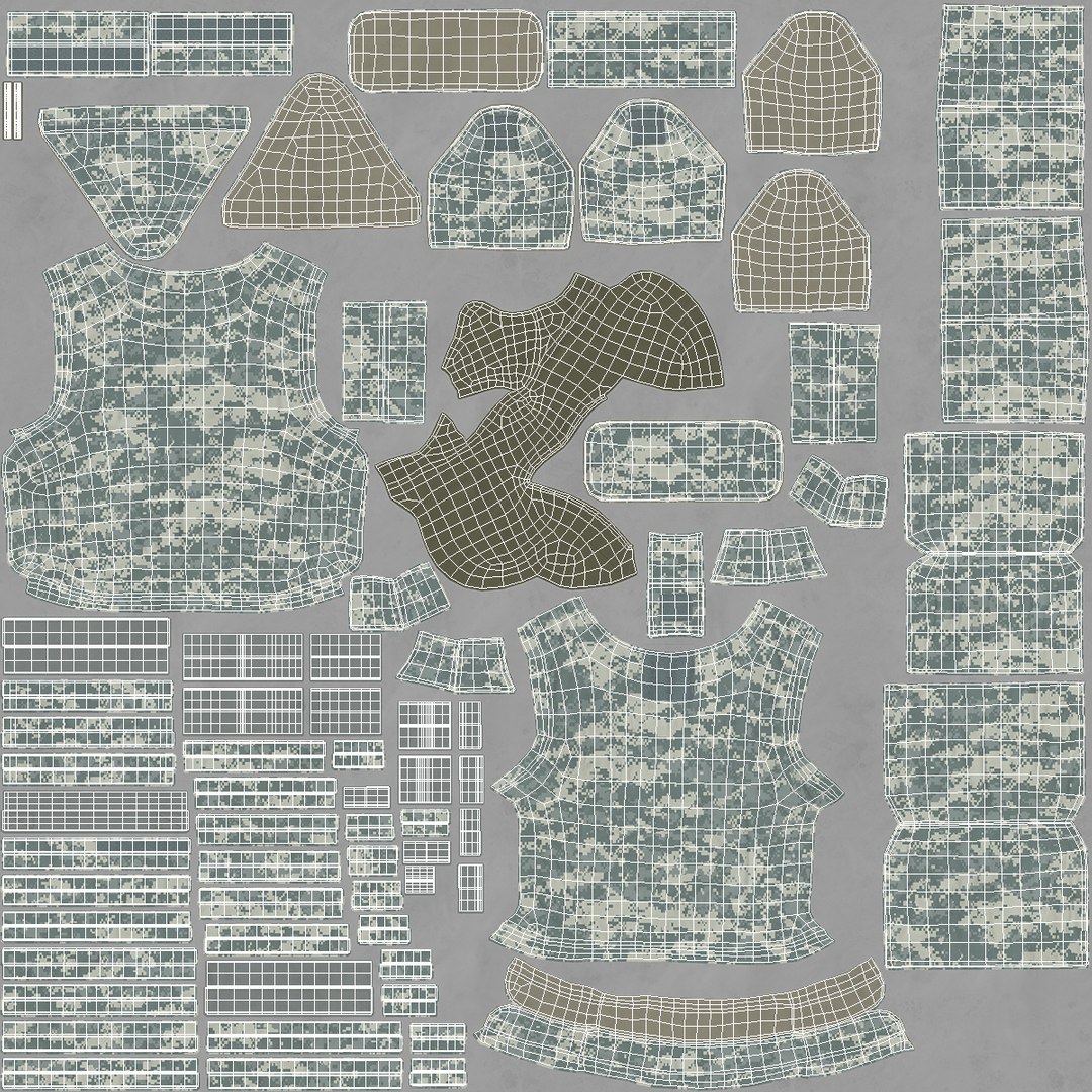 3D Army Soldier In Grey Camo With Goggles Aiming - TurboSquid 2267488